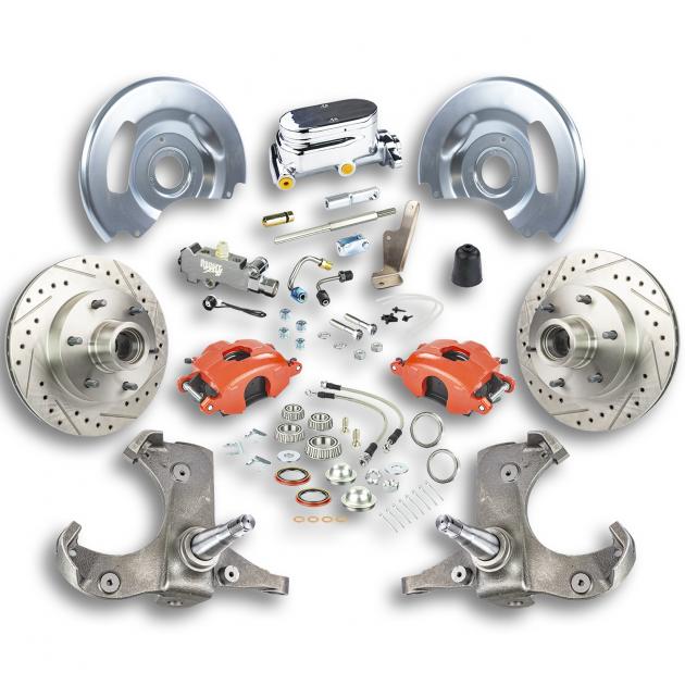 Right Stuff 63-70 Chevy/GMC Truck/Suburban, Std Front Disc Kit Red ...