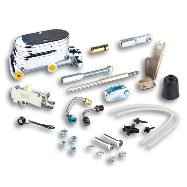 Right Stuff Chrome Master Cylinder & Disc Brake Combination Valve Kit ...