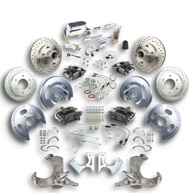 Right Stuff 63-70 Chevy/GMC Truck/Suburban, Std 4-Wheel Disc Kit, Blk ...