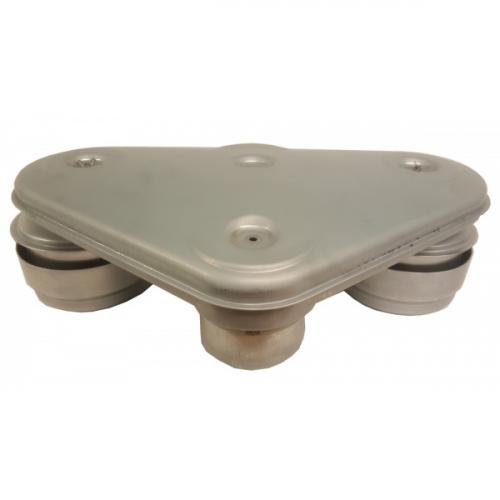 Chevy Batwing Air Cleaner, Dual 4-Barrel, Offset Intake, 1957