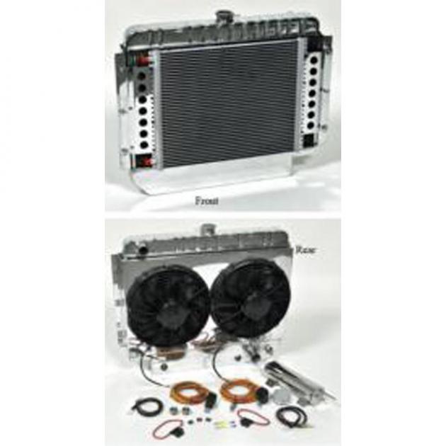 Full Size Chevy Aluminum Radiator, LS1, LS2, LS3 & LS6, Knockout HP ...
