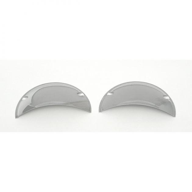 Full Size Chevy Headlight Shields, Half-Moon, Chrome, 1958-1972 ...