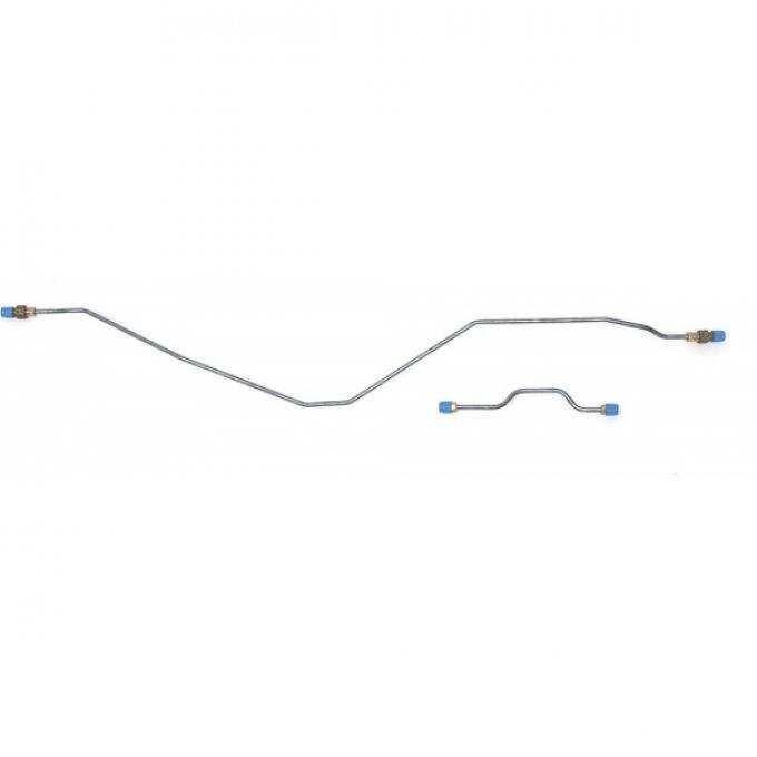 Full Size Chevy Rear End Brake Line Set, With Rear Disc Brakes, 1958 ...