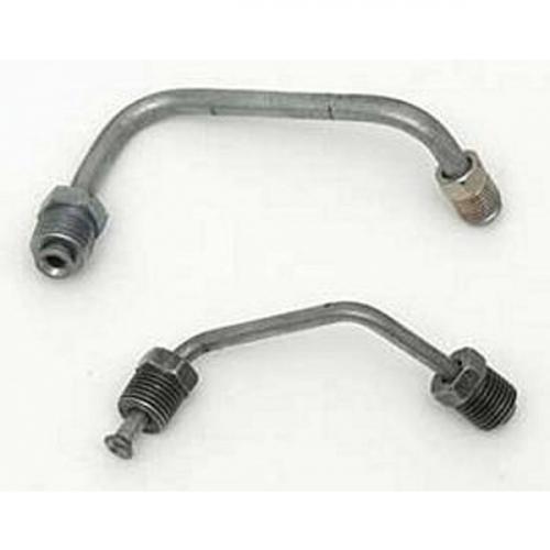 Chevy Brake Lines, Prebent, Front, Stainless Steel, Use With Non Power ...