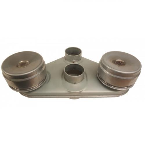 Chevy Batwing Air Cleaner, Dual 4-Barrel, Offset Intake, 1957