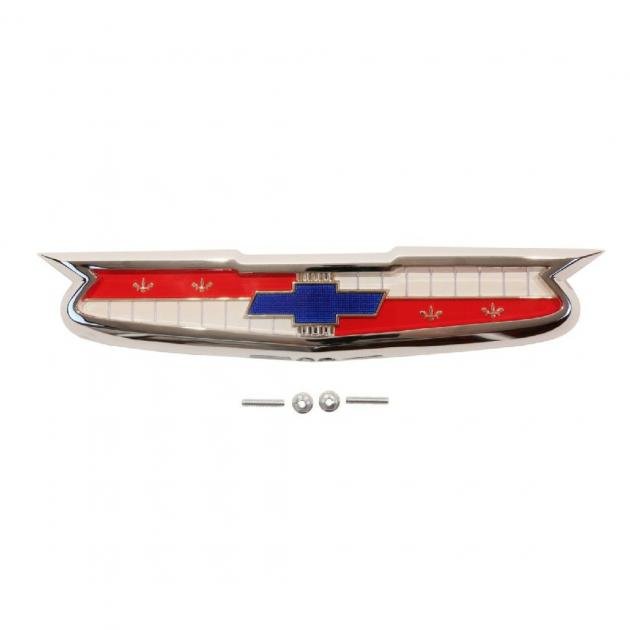 Trim Parts 55 Full-Size Chevrolet Hood Emblem Assembly, Each 1022 ...