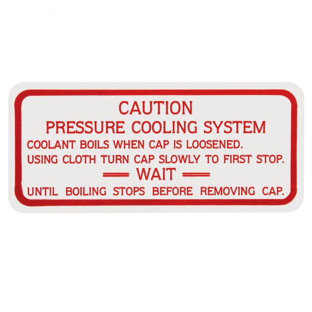 Cooling | Cooling System Decal | Classic Chevy