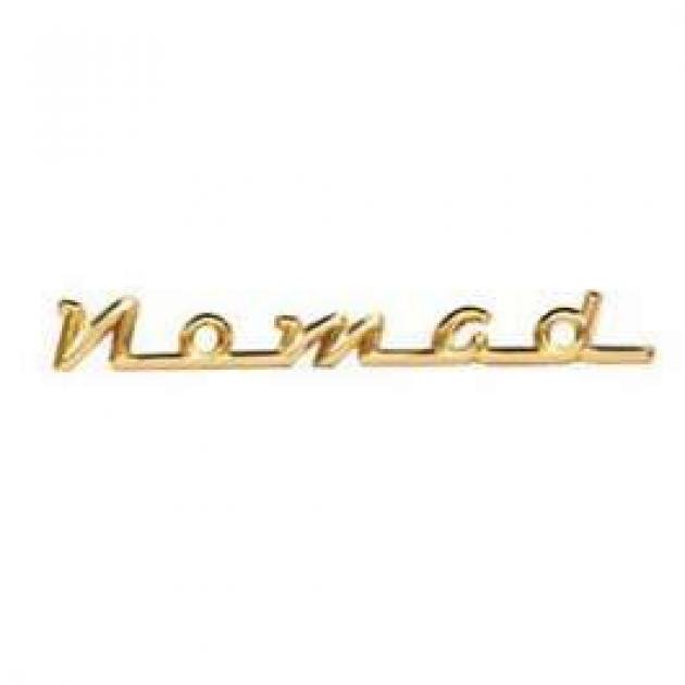 Chevy Script Emblem, Nomad, Gold, 1955-1957 | Classic Chevy