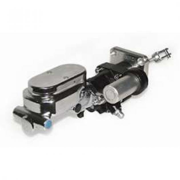 Chevy Brake Booster, Hydroboost, With Chrome Dual Master Cylinder 1955 ...