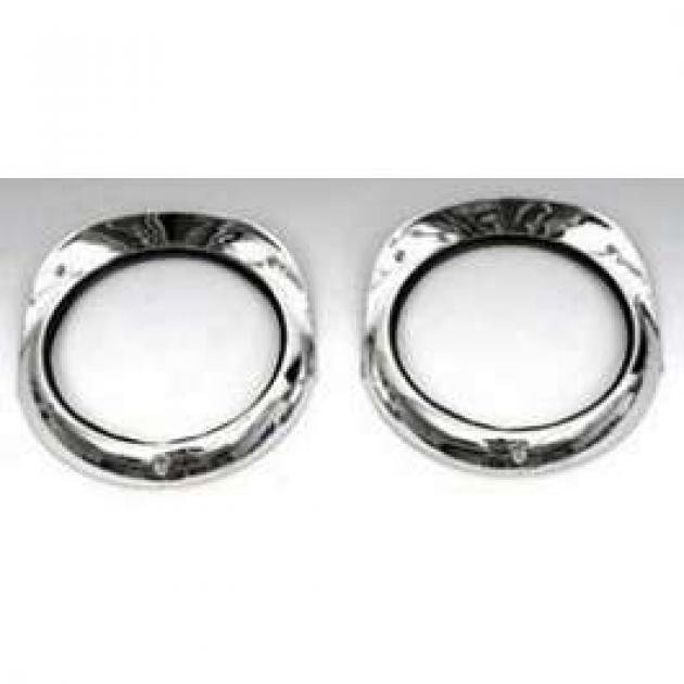 Chevy Headlight Bezels, Chrome, Best, 1956 | Classic Chevy