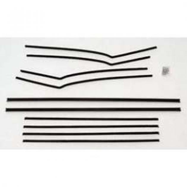 Chevy Window Felt Kit, 2-Door Hardtop, Bel Air, 1955-1957 | Classic Chevy