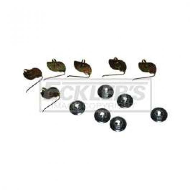 Chevy Fender Molding Clips, Front, 1949-1950 | Classic Chevy