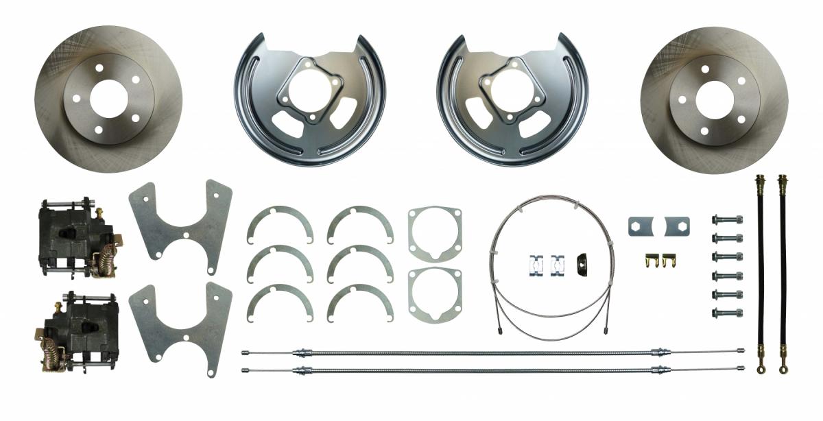 Full Size Chevy Rear Disc Brake Kit, For Cars With 10 Or 12 Bolt Rear ...