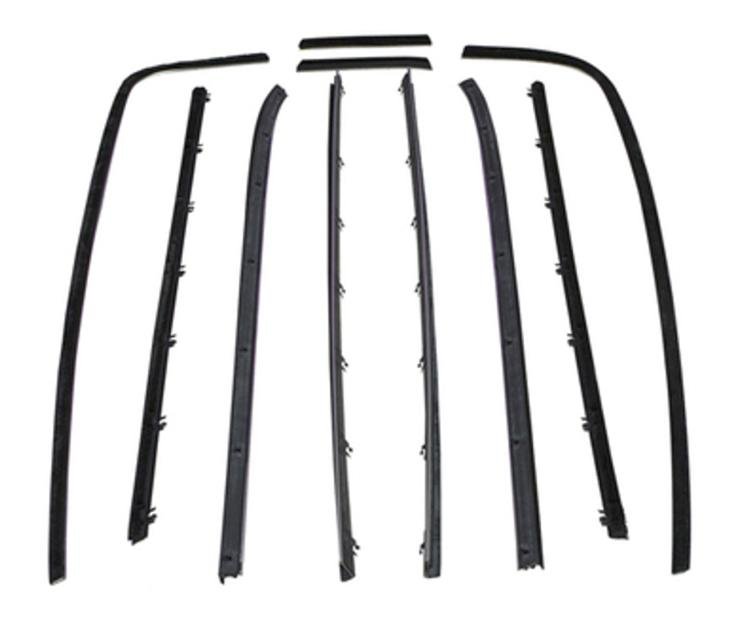 Metro Moulded Parts Window Sweeper Set, 58 Chevrolet Impala 2 Door ...