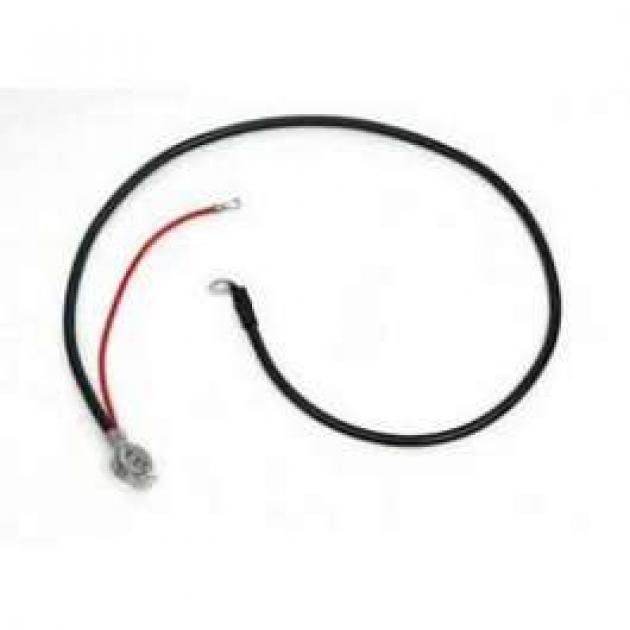 Full Size Chevy Spring Ring Battery Cable, Negative, For Cars With Air ...