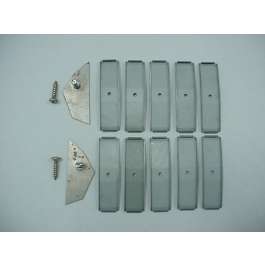 Full Size Chevy Rocker Panel Molding Clip Set, 1958 | Classic Chevy