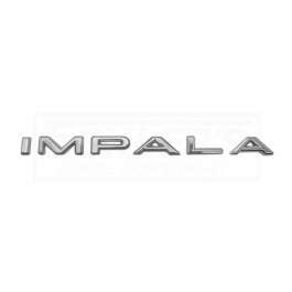 Full Size Chevy Quarter Molding Letters, Impala, 1963
