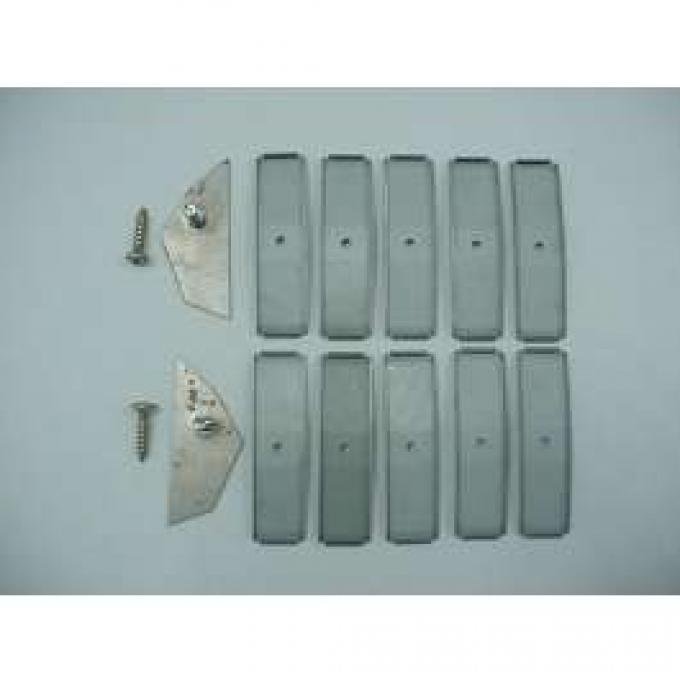 Full Size Chevy Rocker Panel Molding Clip Set, 1958 | Classic Chevy