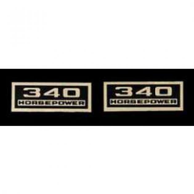 Full Size Chevy Valve Cover Decals, 409ci/340hp, 1963 | Classic Chevy