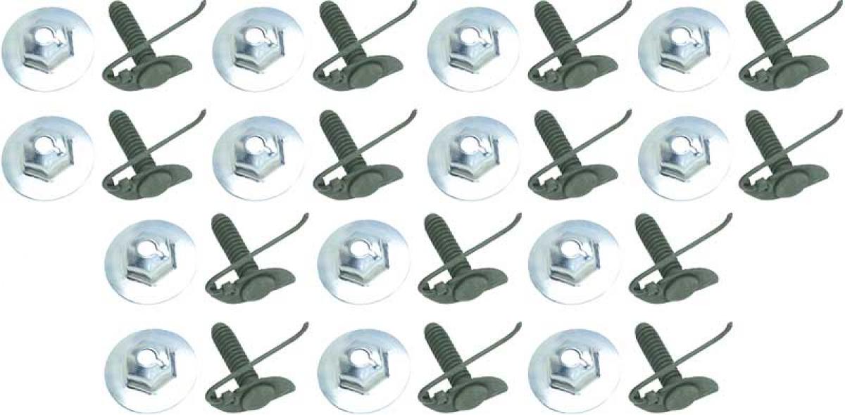 OER 1966 Chevrolet, Impala, Impala SS, Fender Molding Clip Set, 14 ...