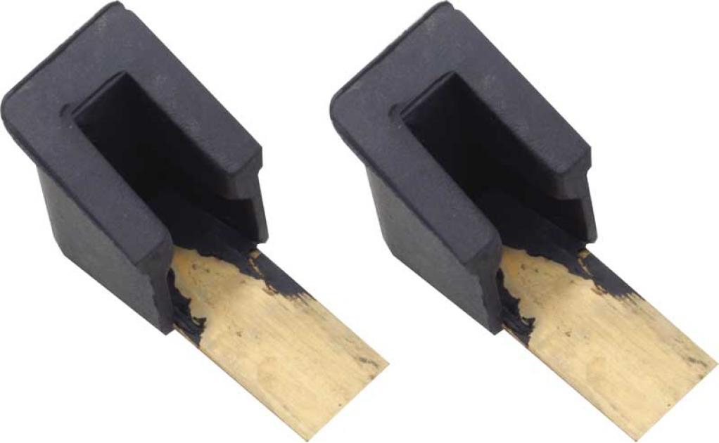 1955-58 GM Full Size, Vent Window Bumper Stops, Upper, Pair | Classic Chevy