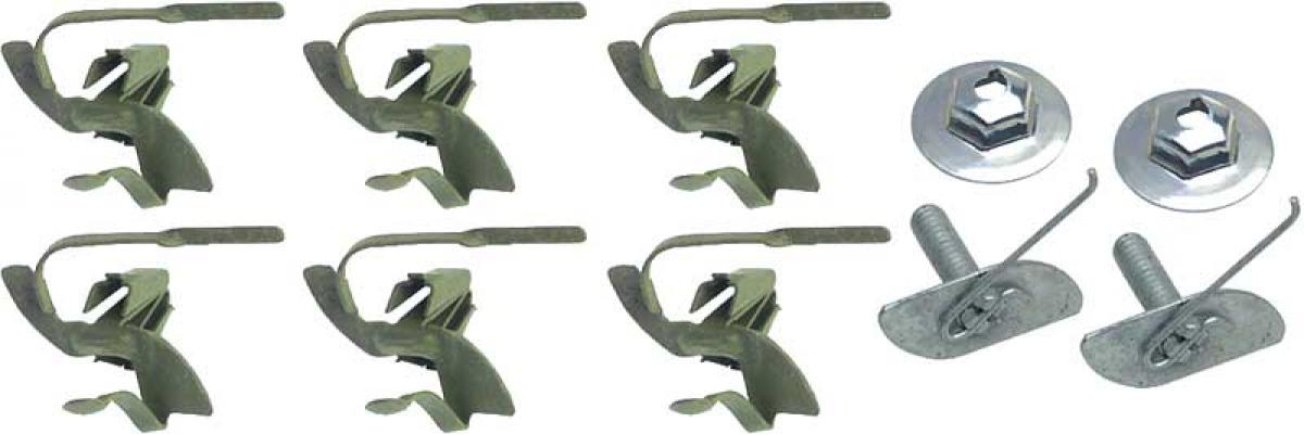 OER 1967-72 Chevrolet / GMC Pickup Upper Tailgate Molding Clip Set ...